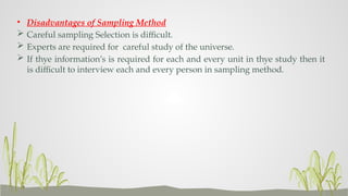 Probability and non Probability Sampling techniques Presentations for ...