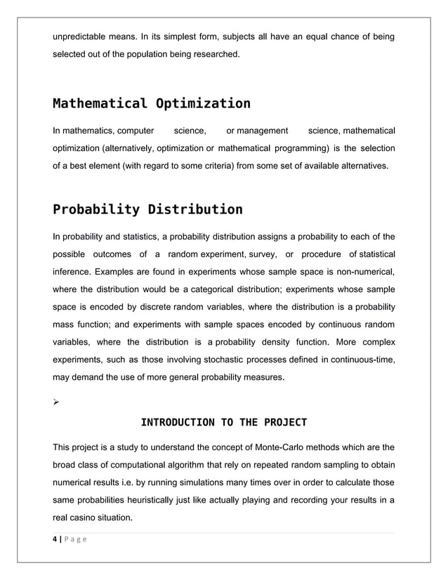 Probability and random processes project based learning template.pdf | Physics | Science
