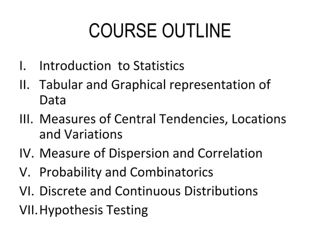 Probability and statistics | PPT | Physics | Science