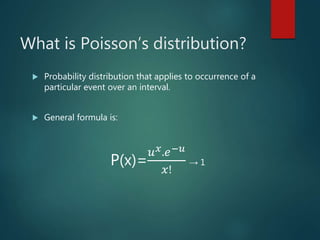 Poisson Distribution | PPTX | Physics | Science
