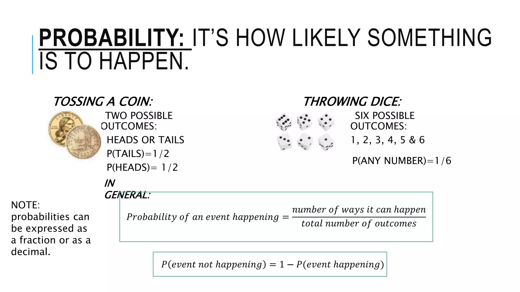 Probability and statistics class | PPTX