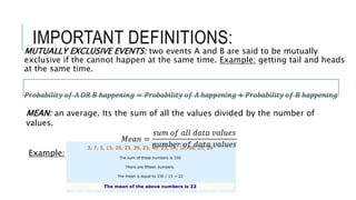 Probability and statistics class | PPTX