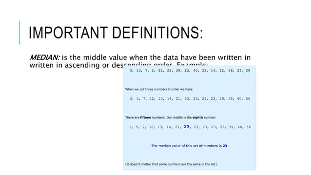Probability and statistics class | PPTX
