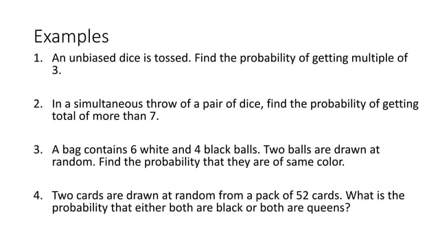 Probability aptitude | PPTX