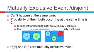 Probability basics and bayes' theorem | PPTX