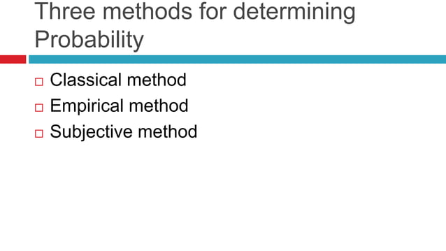 Probability basics and bayes' theorem | PPTX | Physics | Science