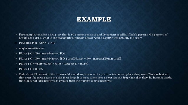 Probability&Bayes theorem | PPTX