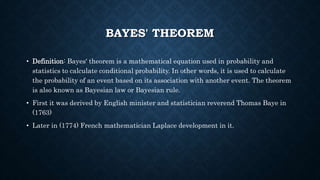 Probability&Bayes theorem | PPTX