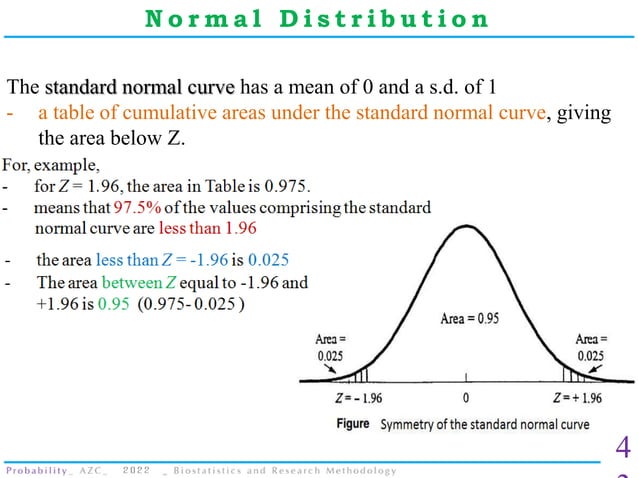 Probability ,Binomial distribution, Normal distribution, Poisson’s ...