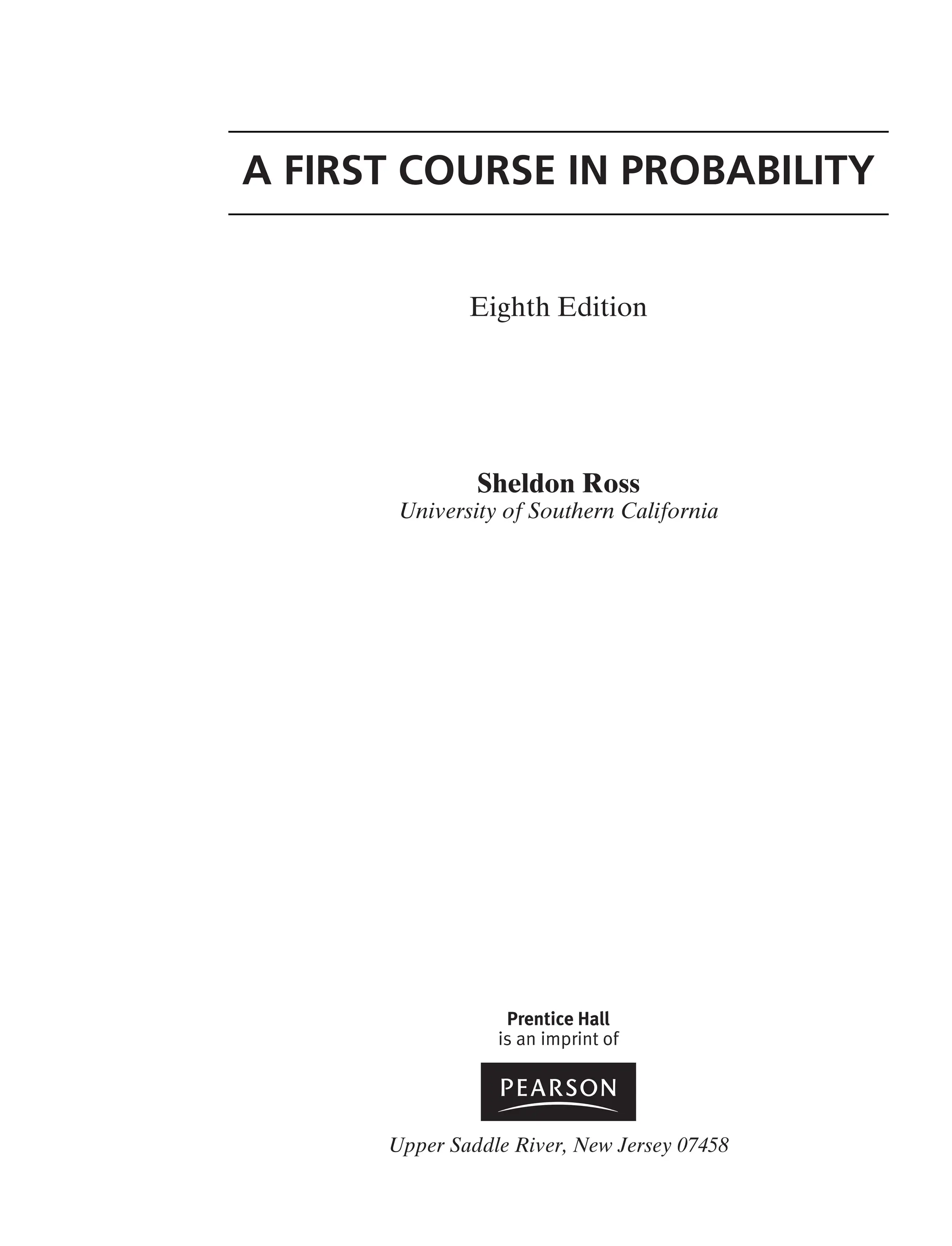 Probability and Statistics by sheldon ross (8th edition).pdf