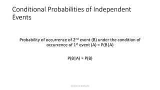 Probability concepts | PPTX