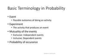 Probability concepts | PPTX