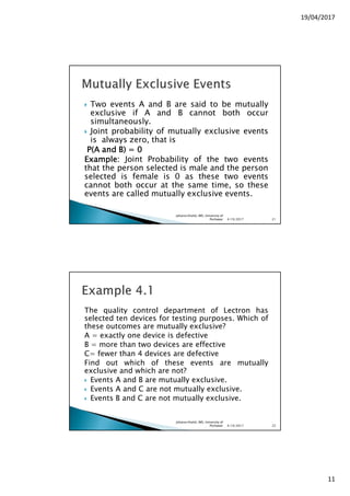 Probability concepts | PDF