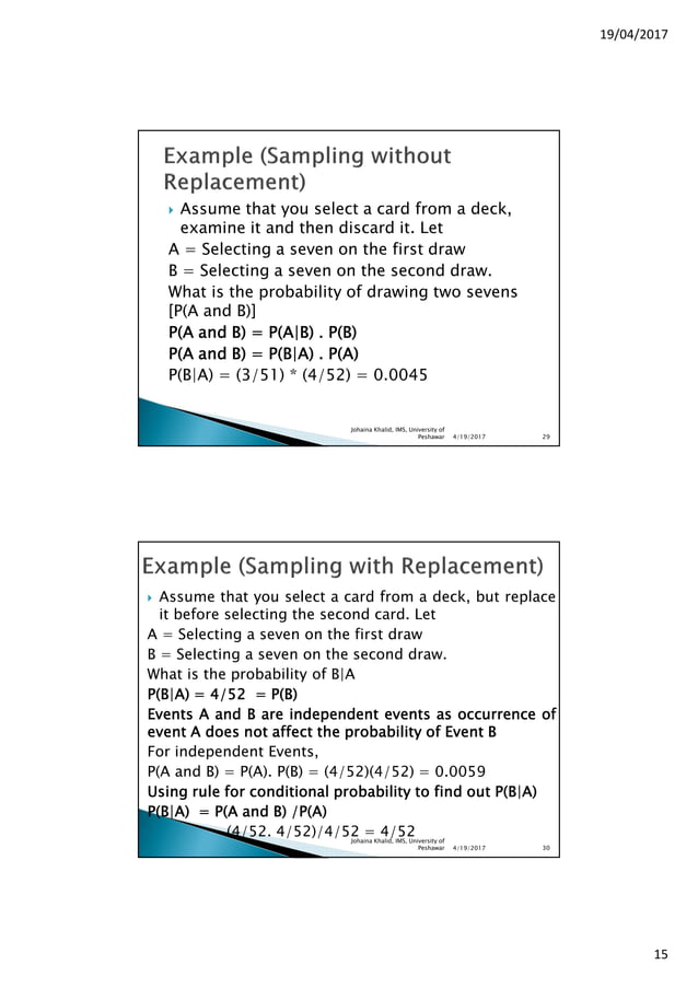 Probability concepts | PDF