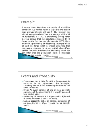 Probability concepts | PDF