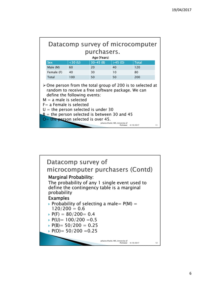Probability concepts | PDF