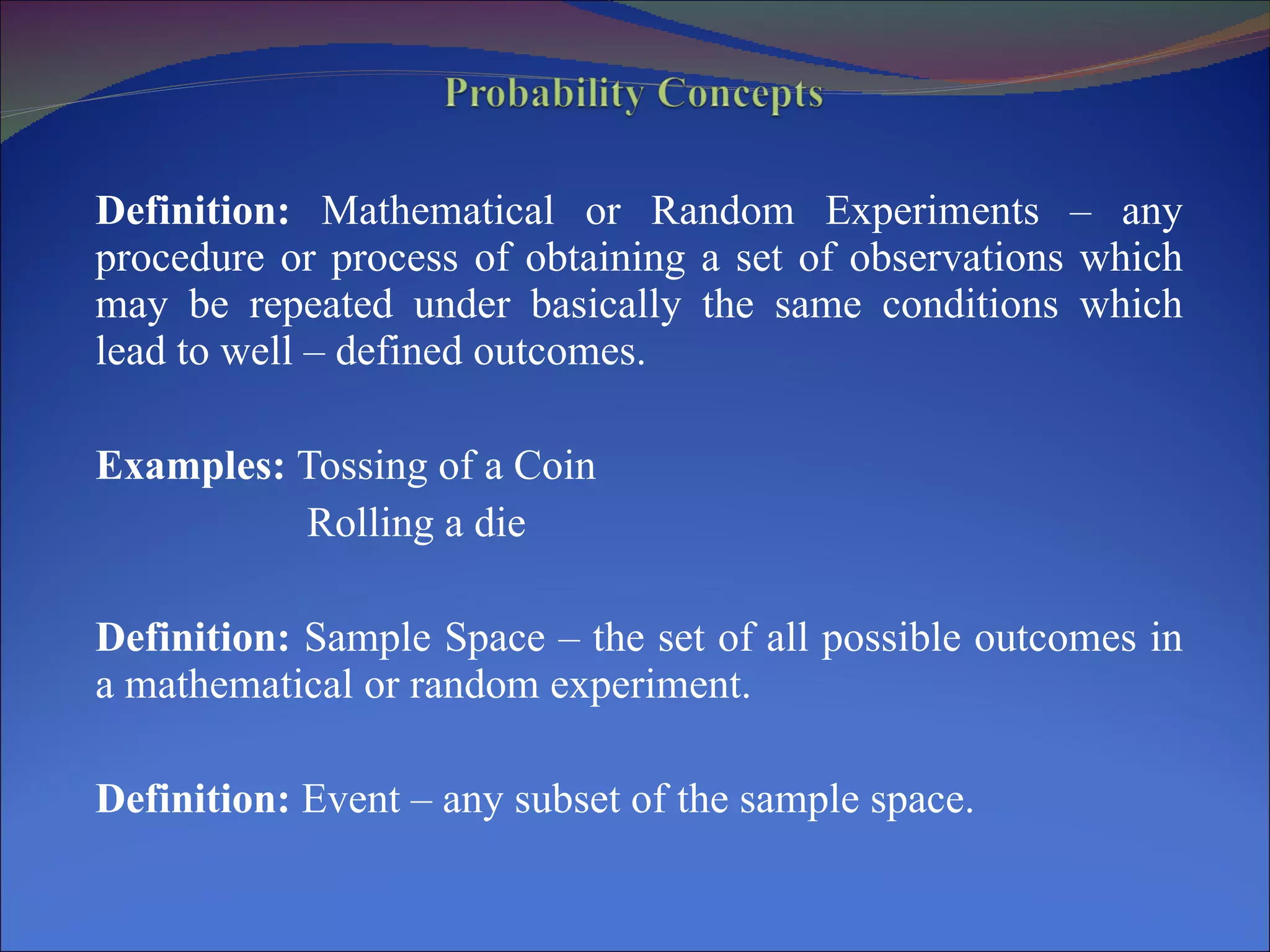 Probability concepts and the normal distribution | PPT