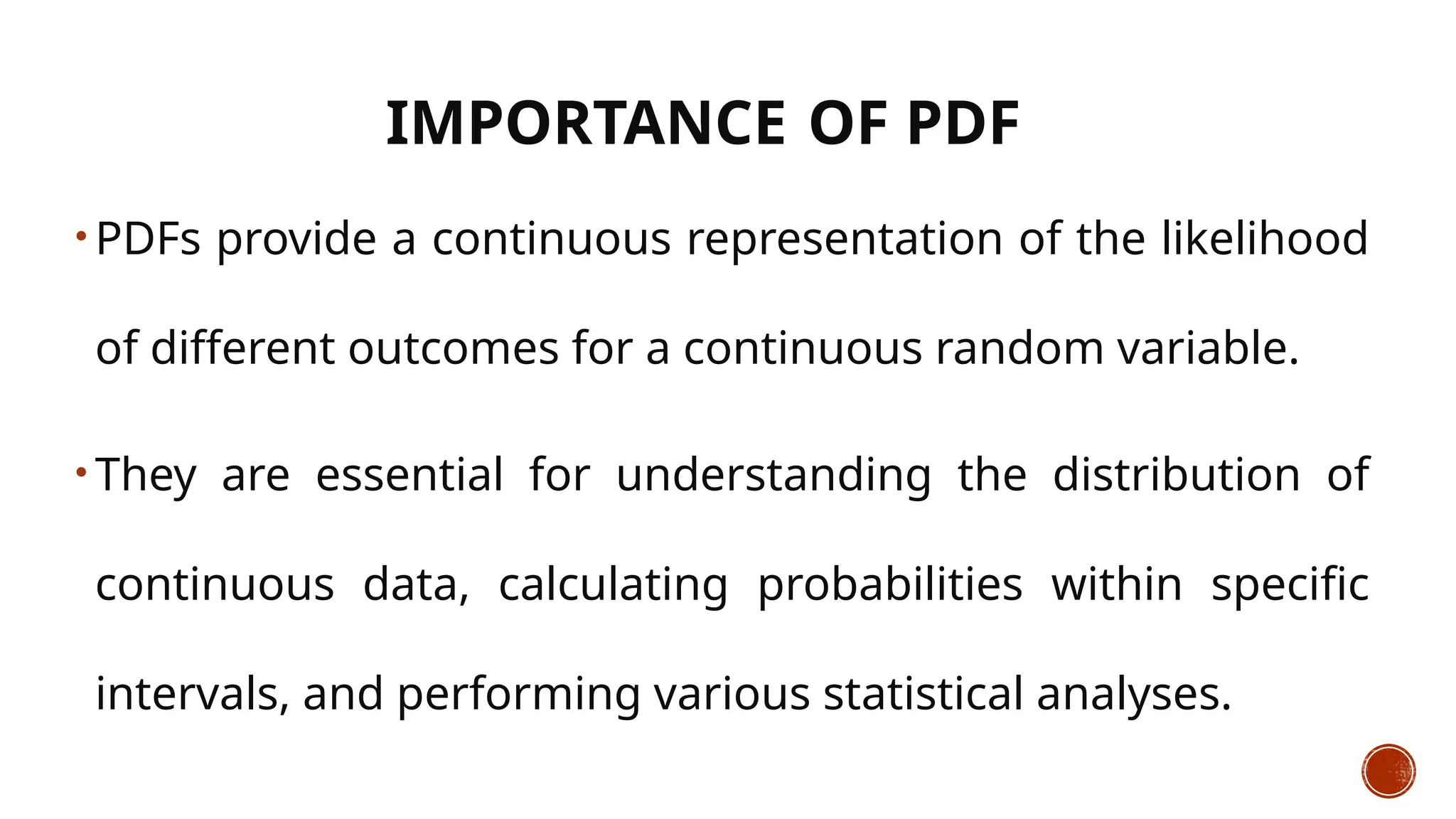 The Concept of Probability Density Function | PPTX
