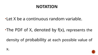 The Concept of Probability Density Function | PPTX