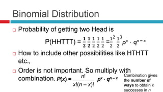 Probability distribution for Dummies | PPTX