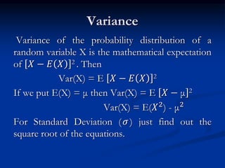 Probability distribution | PPTX