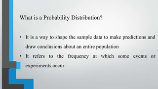 Probability distribution in R | PPTX