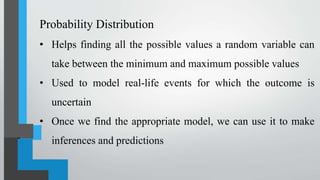 Probability distribution in R | PPTX