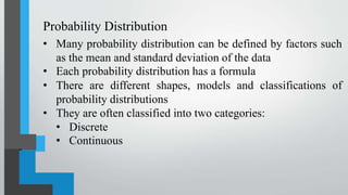 Probability distribution in R | PPTX