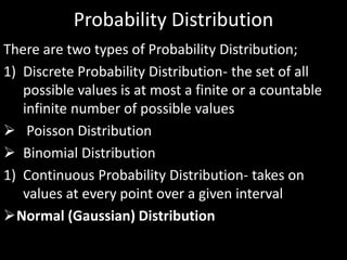 Probability distribution 10 | PPTX