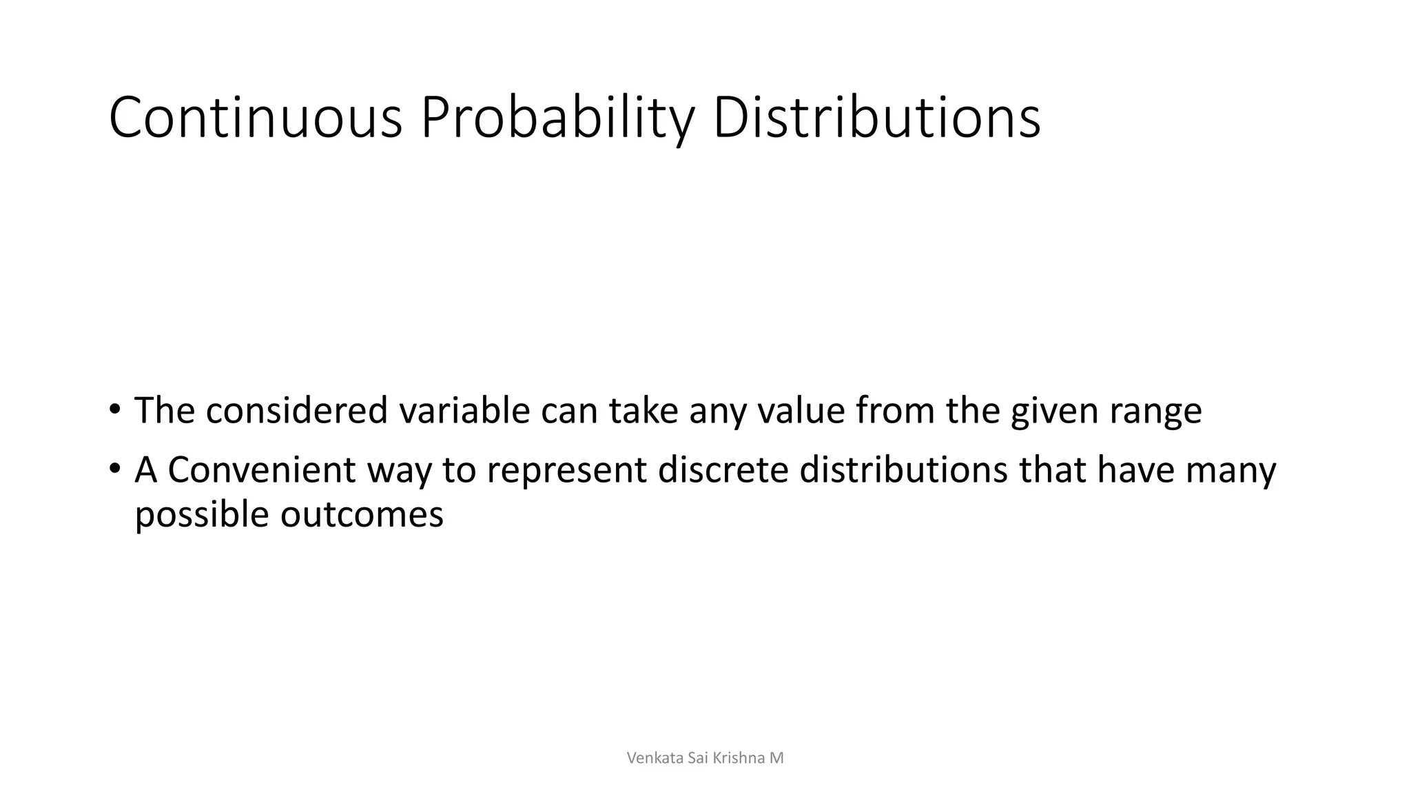 Probability distributions | PPTX