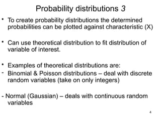 Probability distributions 1 1 1 1 1.pptx | Physics | Science