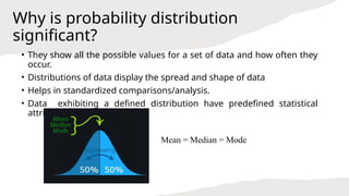 Fundamentals of Data Science Probability Distributions | PPTX