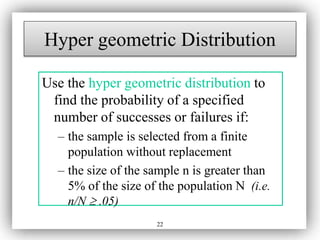 Probability distributions & expected values | PPTX