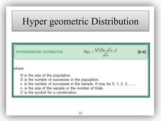 Probability distributions & expected values | PPTX
