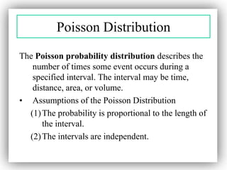 Probability distributions & expected values | PPTX