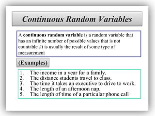 Probability distributions & expected values | PPTX