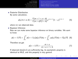Probability distributions for ml | PDF