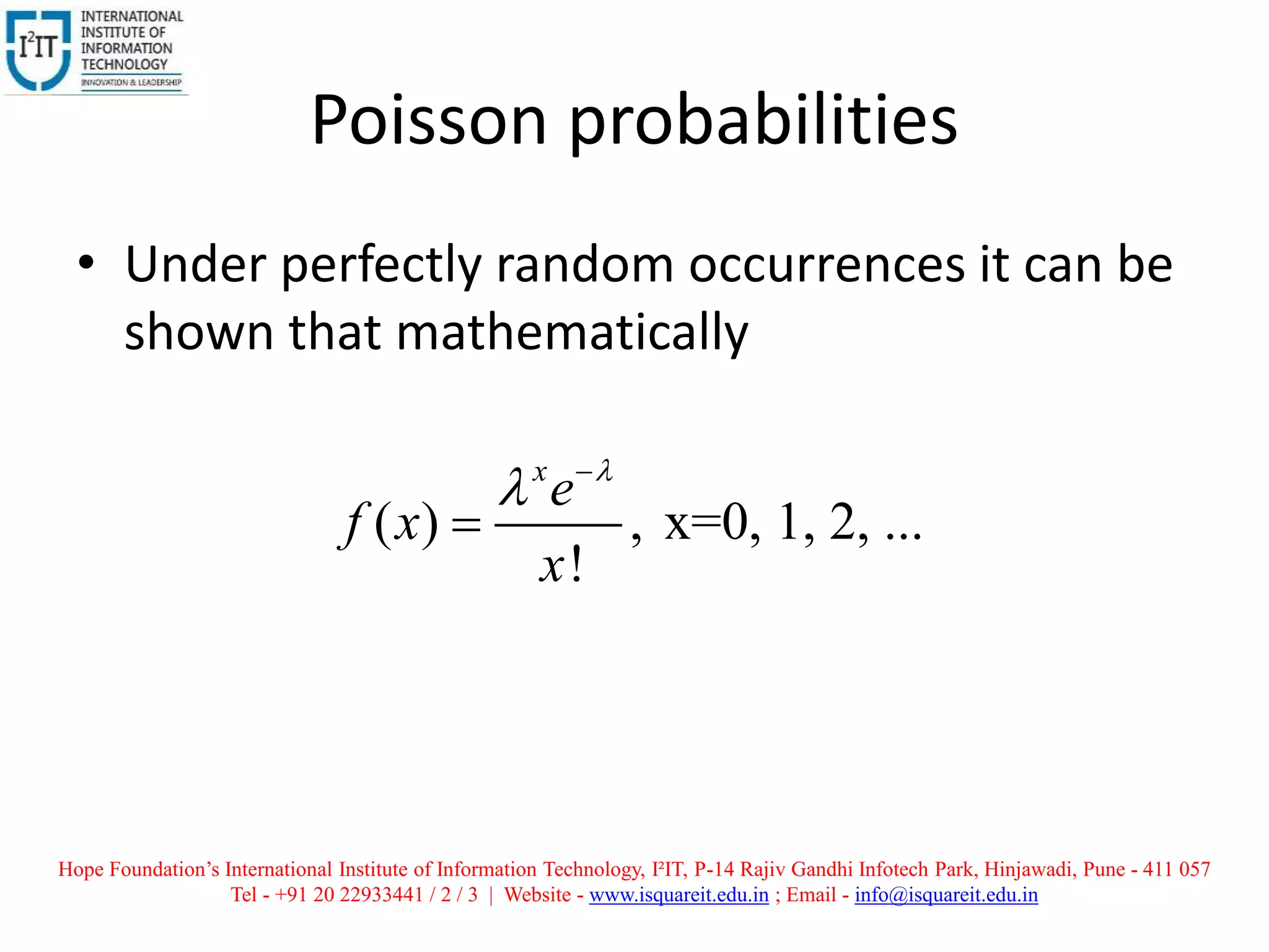 Engineering Mathematics & Probability Distributions | PPTX