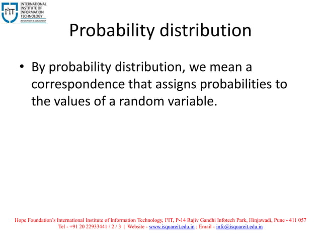Engineering Mathematics & Probability Distributions | PPTX | World ...
