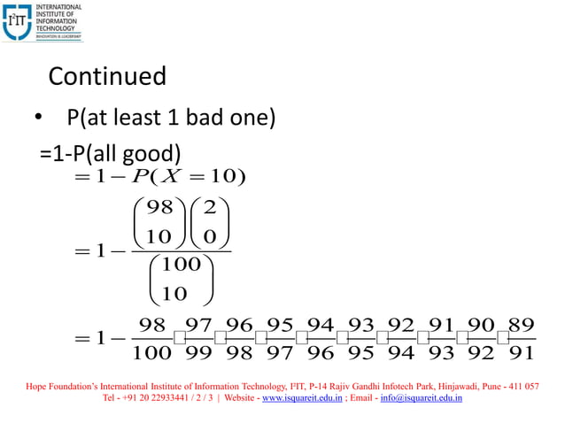 Engineering Mathematics & Probability Distributions | PPTX | World ...