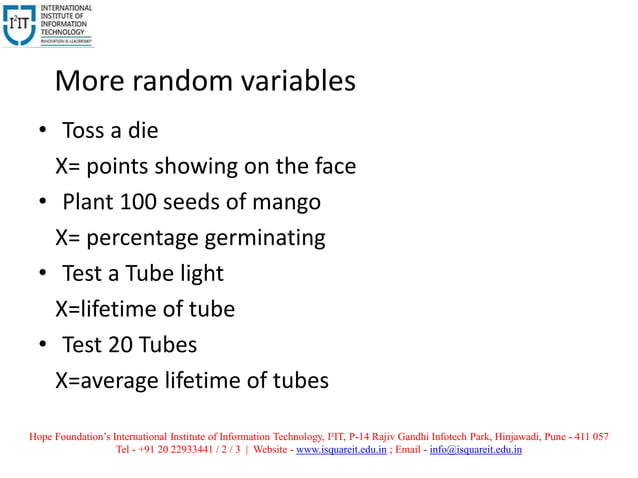 Engineering Mathematics & Probability Distributions | PPTX | World ...