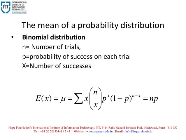 Engineering Mathematics & Probability Distributions