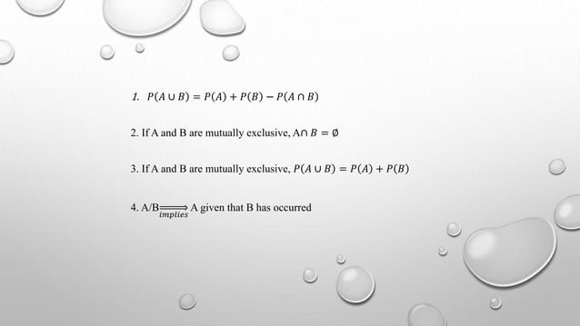 Formulas of Probability :Class 12 maths | PPTX | Physics | Science