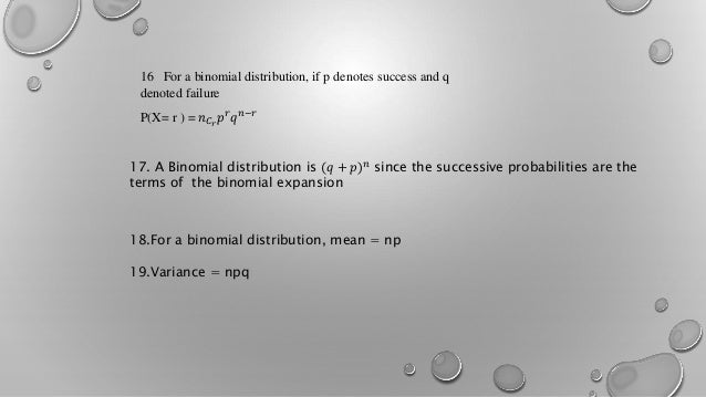Formulas of Probability :Class 12 maths