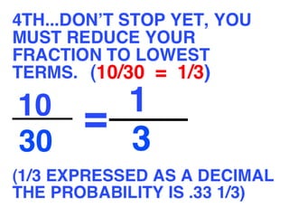 Probability For Upper Elementary Teach Ppt