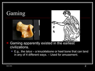 Probability history | PPT