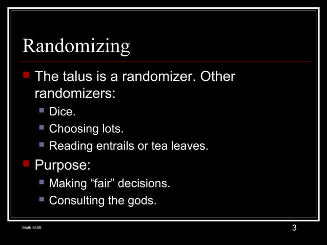 Probability history | PPT