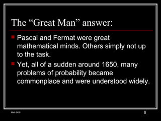 Probability history | PPT