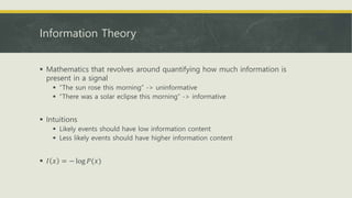 Probability & Information theory | PPTX