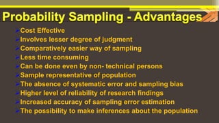 Probability Sampling Method- Concept - Types | PDF